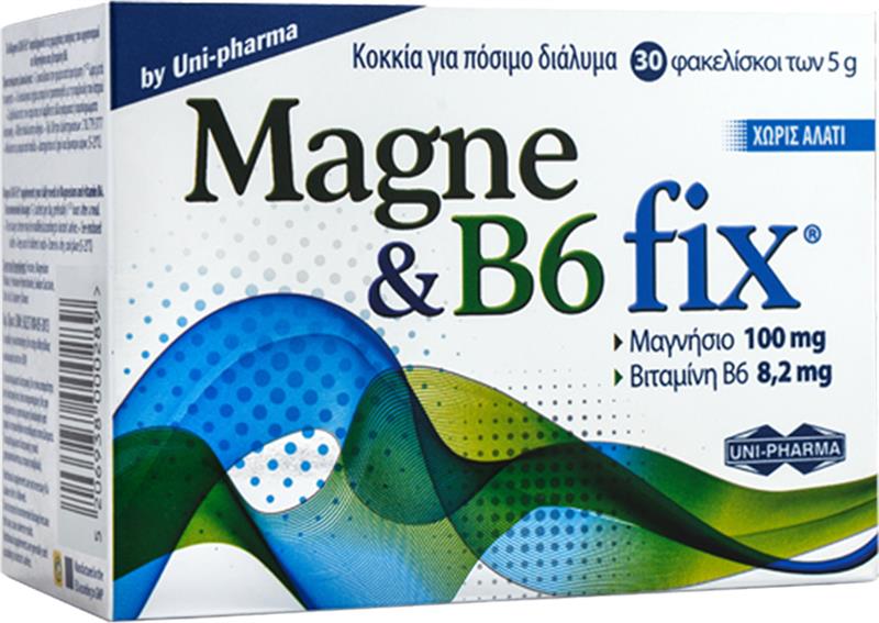 UNIPHARMA Magne&B6fix 30sachets - PharmaPoli.com
