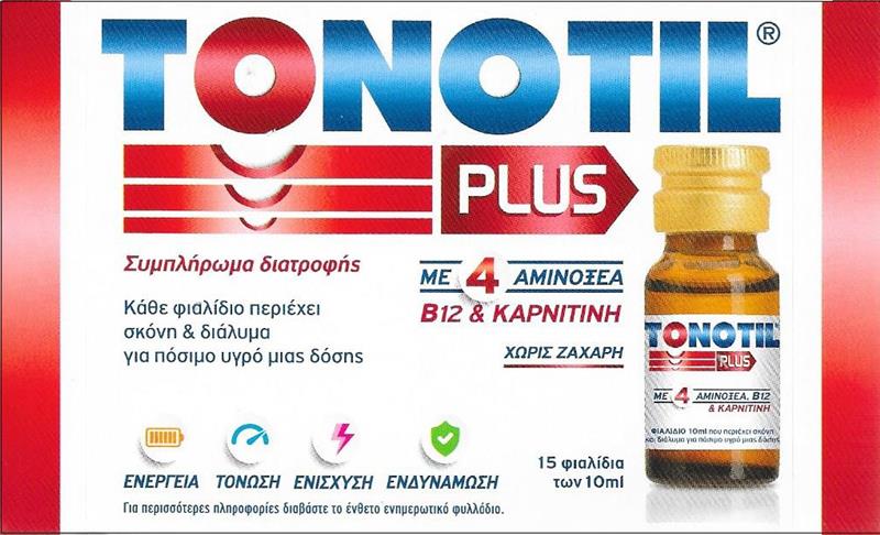 ΒΙΑΝΕΞ TONOTIL Plus ampoules 15x10ml - PharmaPoli.com